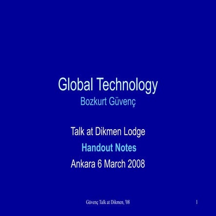 Global technology | PPT