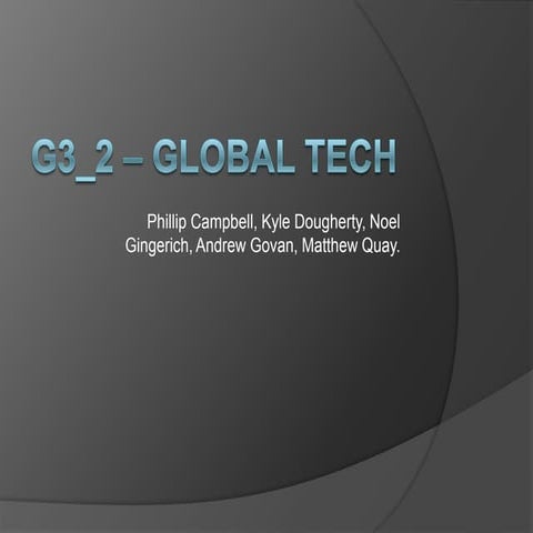 Global tech pp | PPTX
