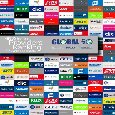 2013 Global top50 hr service providers ranking and whitepaper by HRoot ...