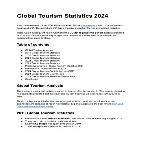 Global Tourism Industry Statistics (Forecasts Metrics)2024.pdf