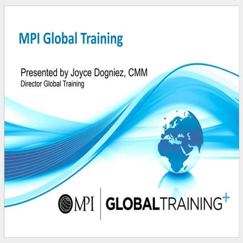 MPI Global Training Presentation | PPTX