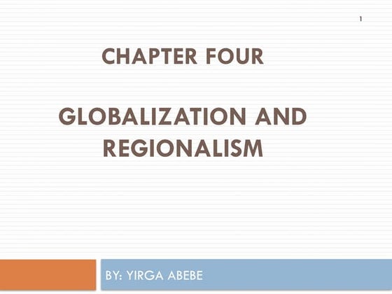 Tcw l1.1 introduction to globalization | PPT