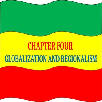 Global Trends Ch 4 Ppt globalization and regionalism | PPTX