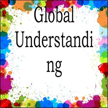 Global understanding | PPTX