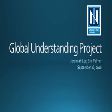Global understanding project ppt 9 26 | PPTX
