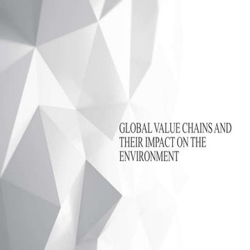 Global value chains | PPTX