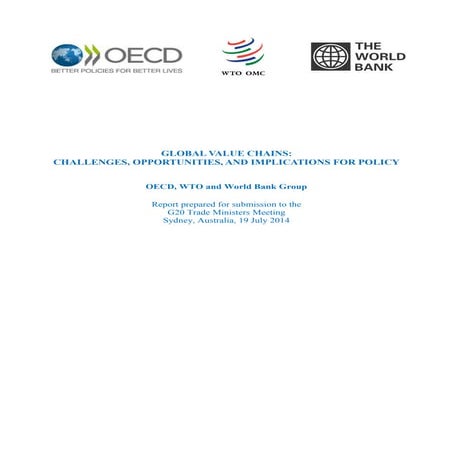 Global Value Chains: Challenges, Opportunities and Implications for ...