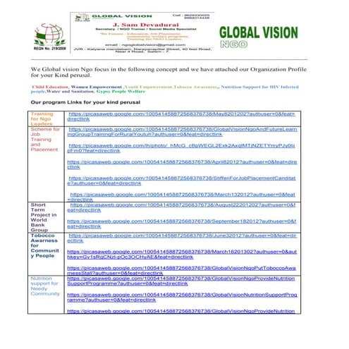 Global vision new profile | PDF