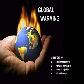 Global warming .pptx | PPTX