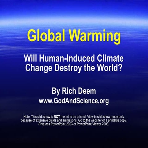 Global warming | PPT