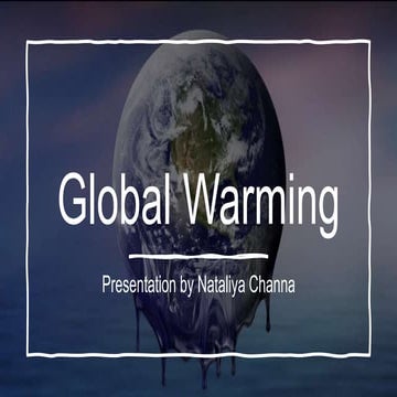 Who is responsible for global warming Government or public? | PPTX