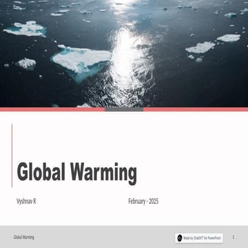 Global Warming.pptx...................... | PPT