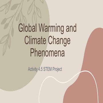 Global Warming and Climate Change Phenomena science PPT Finale.pptx