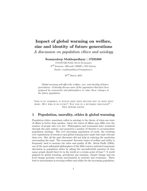 Biological theories of population | PPTX