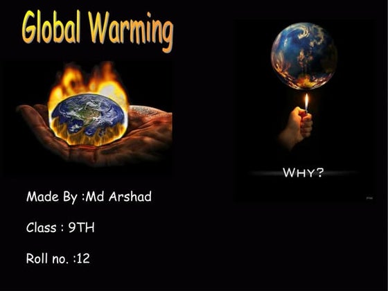 Global warming PowerPoint presentation | PDF