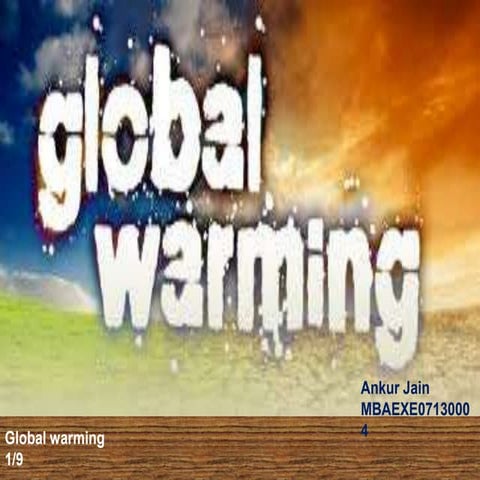 Global warning | PPTX