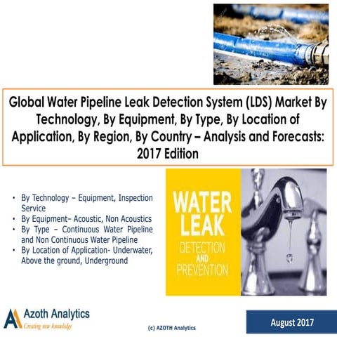 Global oil and gas pipeline leak detection market 2026 | PDF