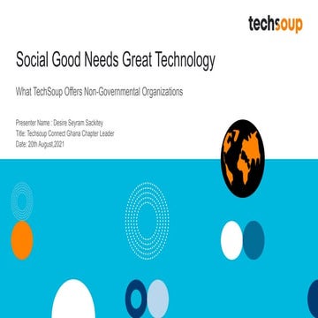Global what tech soup offers nonprofits | PPT