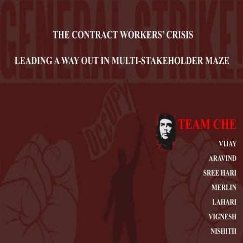 THE CONTRACT WORKERS’ CRISIS LEADING A WAY OUT IN MULTI-STAKEHOLDER ...