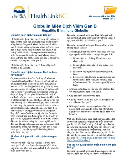 Globulin miễn dịch | PDF