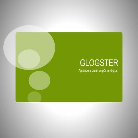Tutorial: cómo usar glogster | PDF