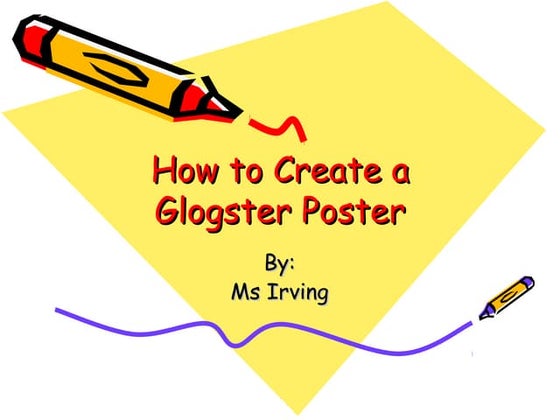 Glogster ppt | PPTX | Technology & Computing