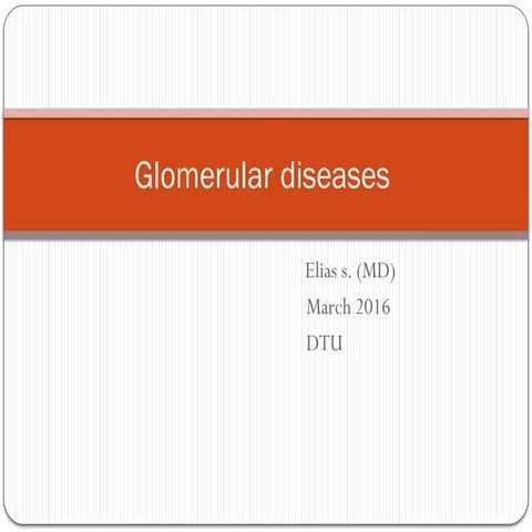 Glomerular diseases, DTU.pptxbnwwwkkkkkkjjj | PPTX