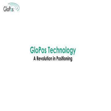 GloPos Positioning Technology | PDF