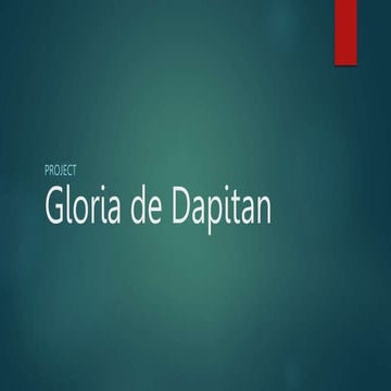 GloriadeDapitanNetwork Implementation, Wireless Network | PPT