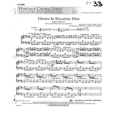 Gloria In Excelsis Deo | PDF