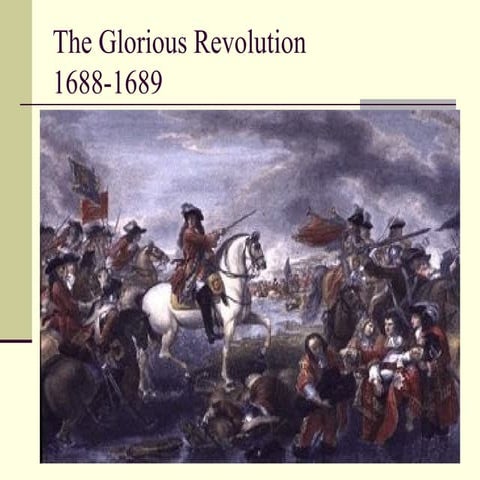 Glorious revolution | PPT