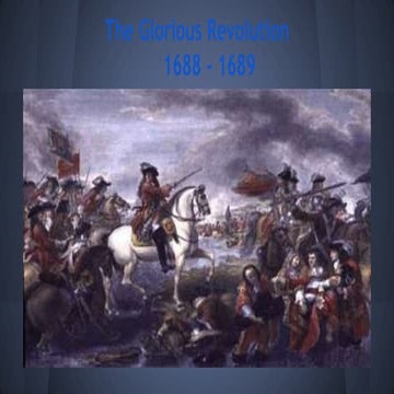 The glorious revolution ppt | PPTX
