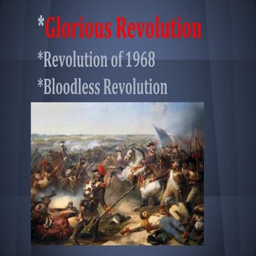 Glorious revolution | PPT