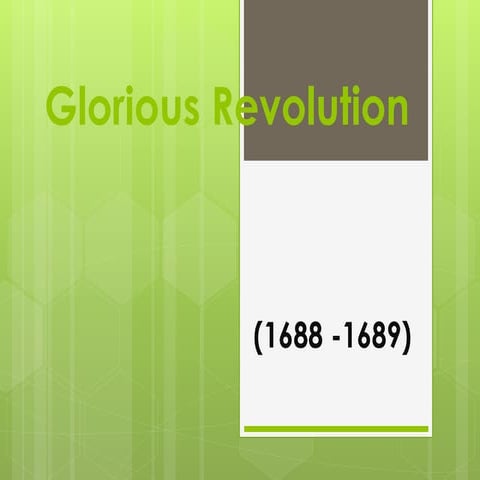 Glorious Revolution PP Georgina Leslie | PPTX | Christianity | Religion ...