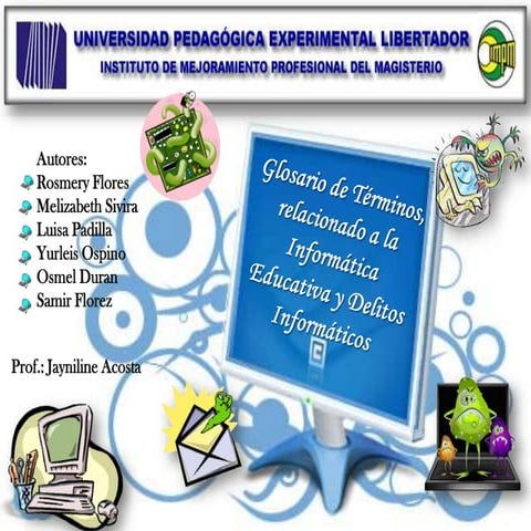 Glosario de Términos Informáticos | PPTX | Computing | Technology & Computing