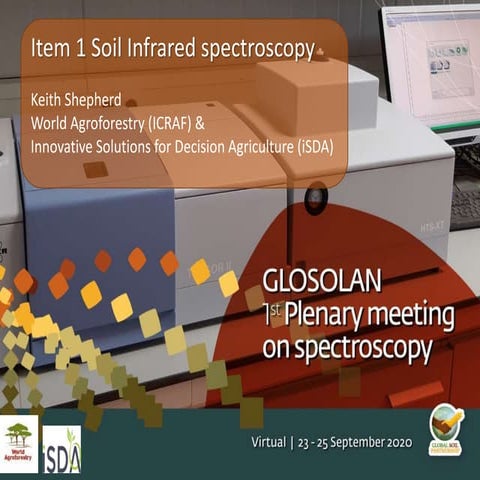Item 1: Soil infrared spectroscopy | PPTX