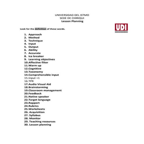 Glossary | DOCX | Education