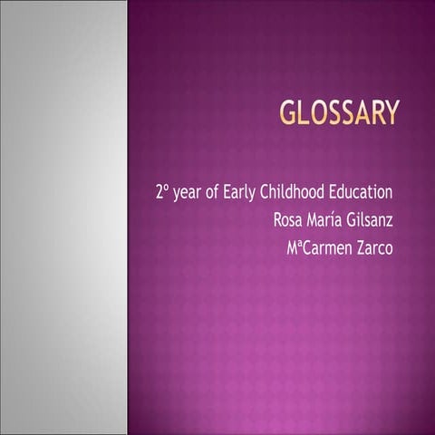 Glossary | PPT