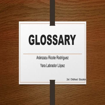 Glossary | PPT