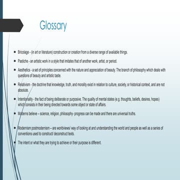 Glossary | PPTX