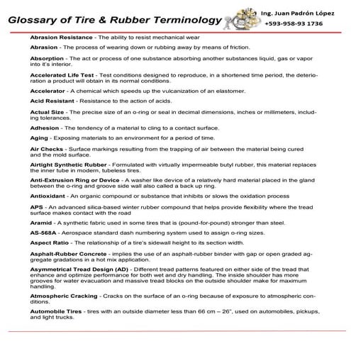 Manufacturing Processes - Tyre | PDF