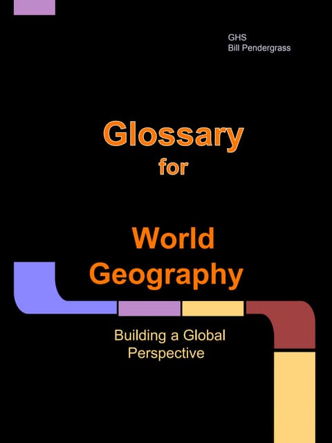 Gazetteer world geography | PDF