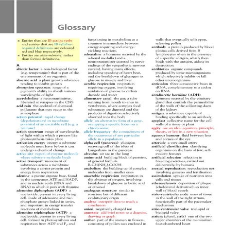 Glossary ib | PDF