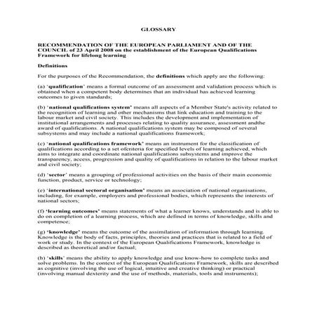 Glossary of education terms ec | PDF