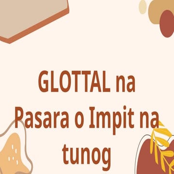Mga uri ng diin | PPT