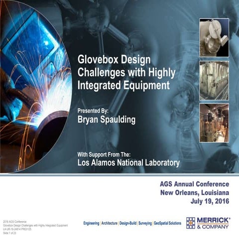 Glovebox design challenges with highly integrated equipment | PPTX