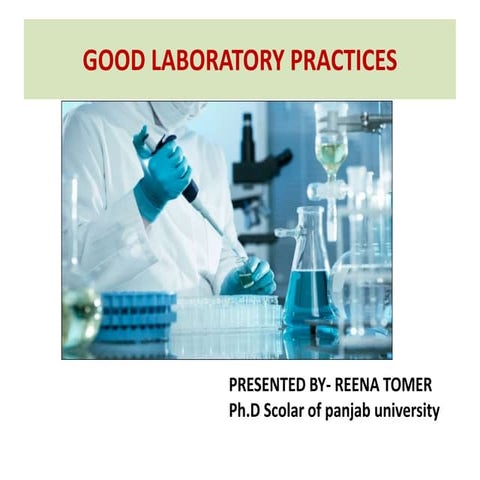 Good lab practices | PPTX