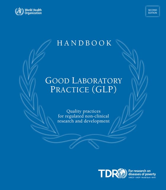Good laboratory practice SOP | PDF