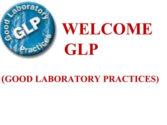 OECD principles of Good Laboratory Practice. | PPTX | Standardized ...