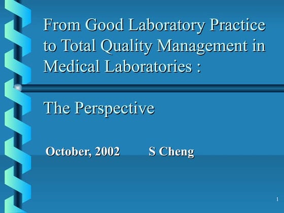 Laboratory quality management notes | PPT